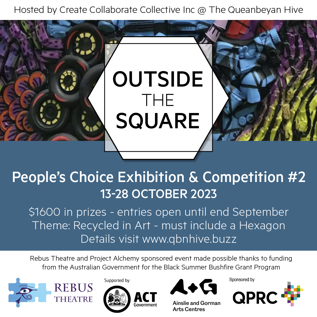 ‘Outside the Square #2’ art competition & exhibition (QPRC) – Rebus Theatre